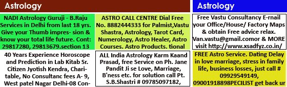 Astrology Ad in Newspaper Online | Book Astrology, Gems Finder ...